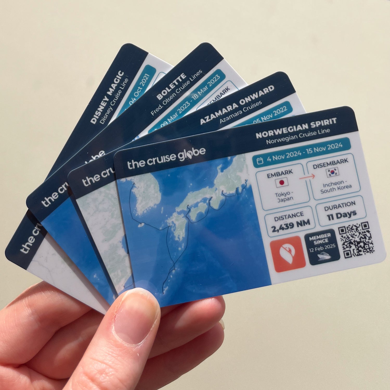 Cruise Cards & Album – The Cruise Maps