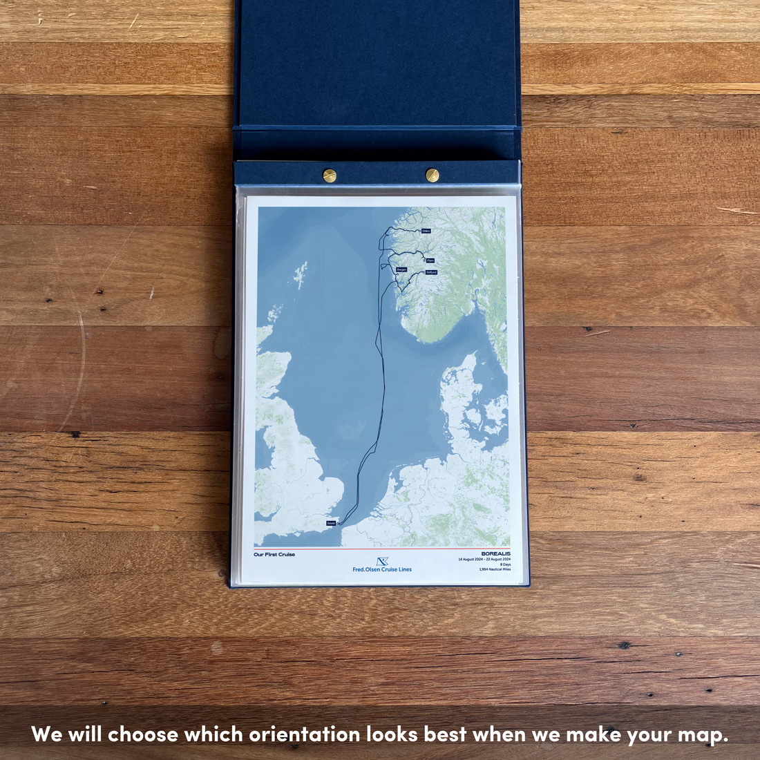 Fred. Olsen Custom Cruise Map – The Cruise Maps