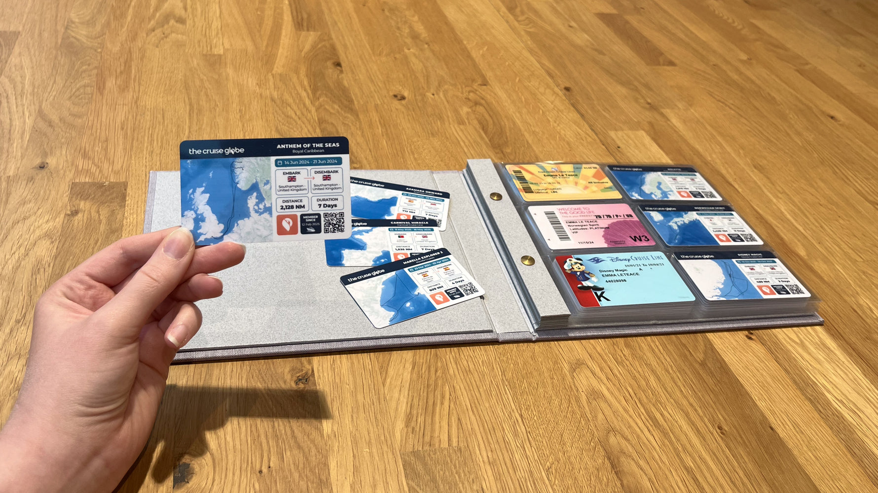 Cruise Cards & Album – The Cruise Maps