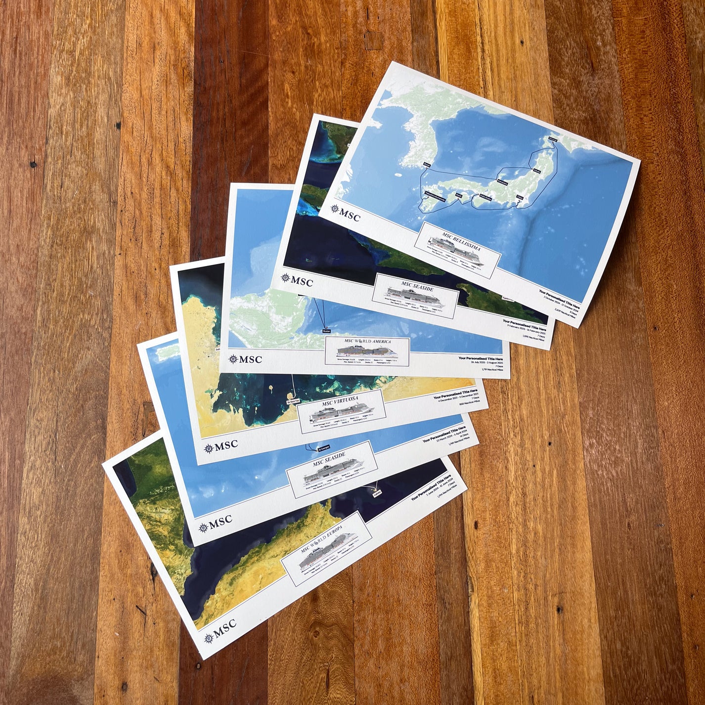 MSC Cruise Map – The Cruise Maps