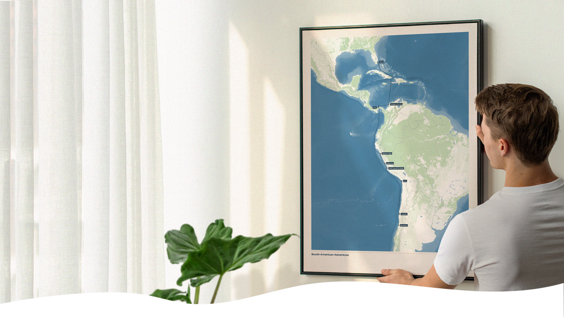 The Cruise Maps: Satellite Precision Customised Cruise Maps