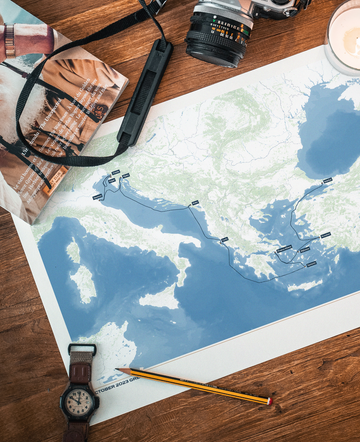 The Cruise Maps: Satellite Precision Customised Cruise Maps