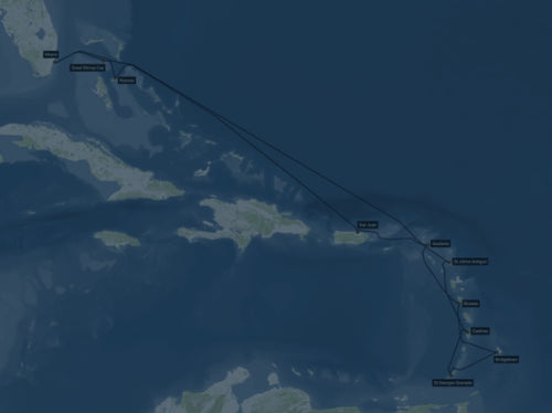 The Cruise Maps: Satellite Precision Customised Cruise Maps