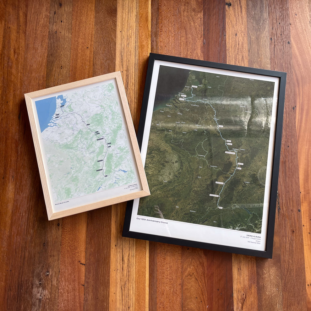 Custom River Cruise Map – The Cruise Maps